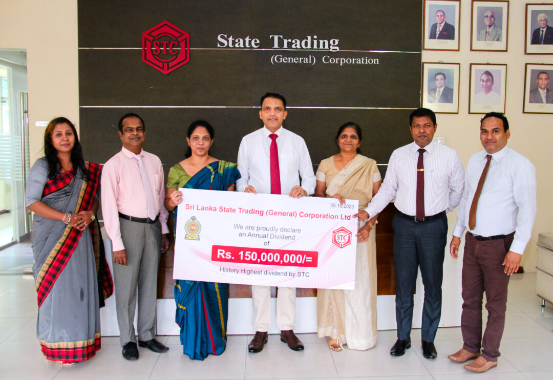 Rs.150,000,000 contribution to the Consolidated Fund of GOSL - STC